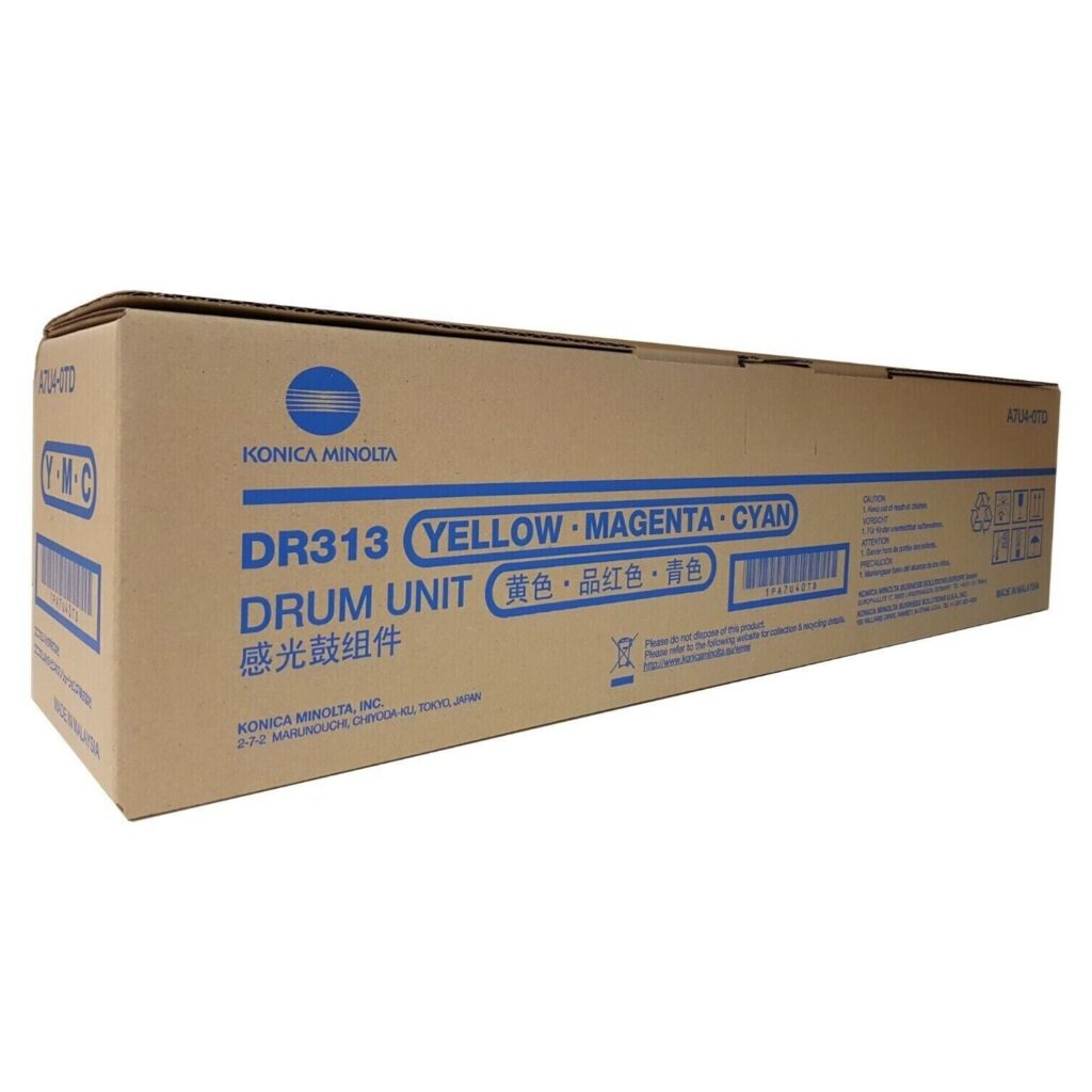 Unidad De Imagen Konica Minolta DR313 (C-M-Y) Color 90,000 Páginas